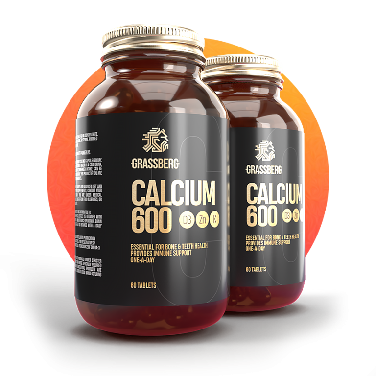 Calcium 600 D3 / Zn / K - Grassberg